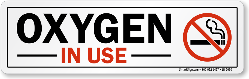  Oxygen In Use Signage Pulmonary Fibrosis News Forums